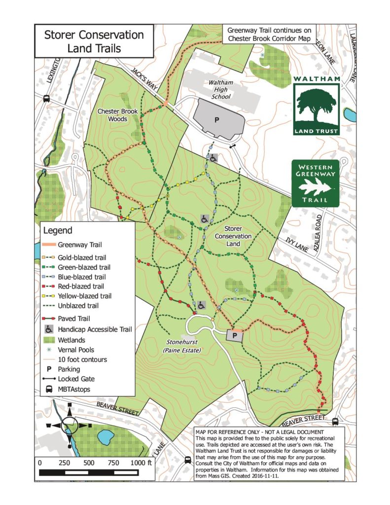 Trail Guides - Waltham Land Trust