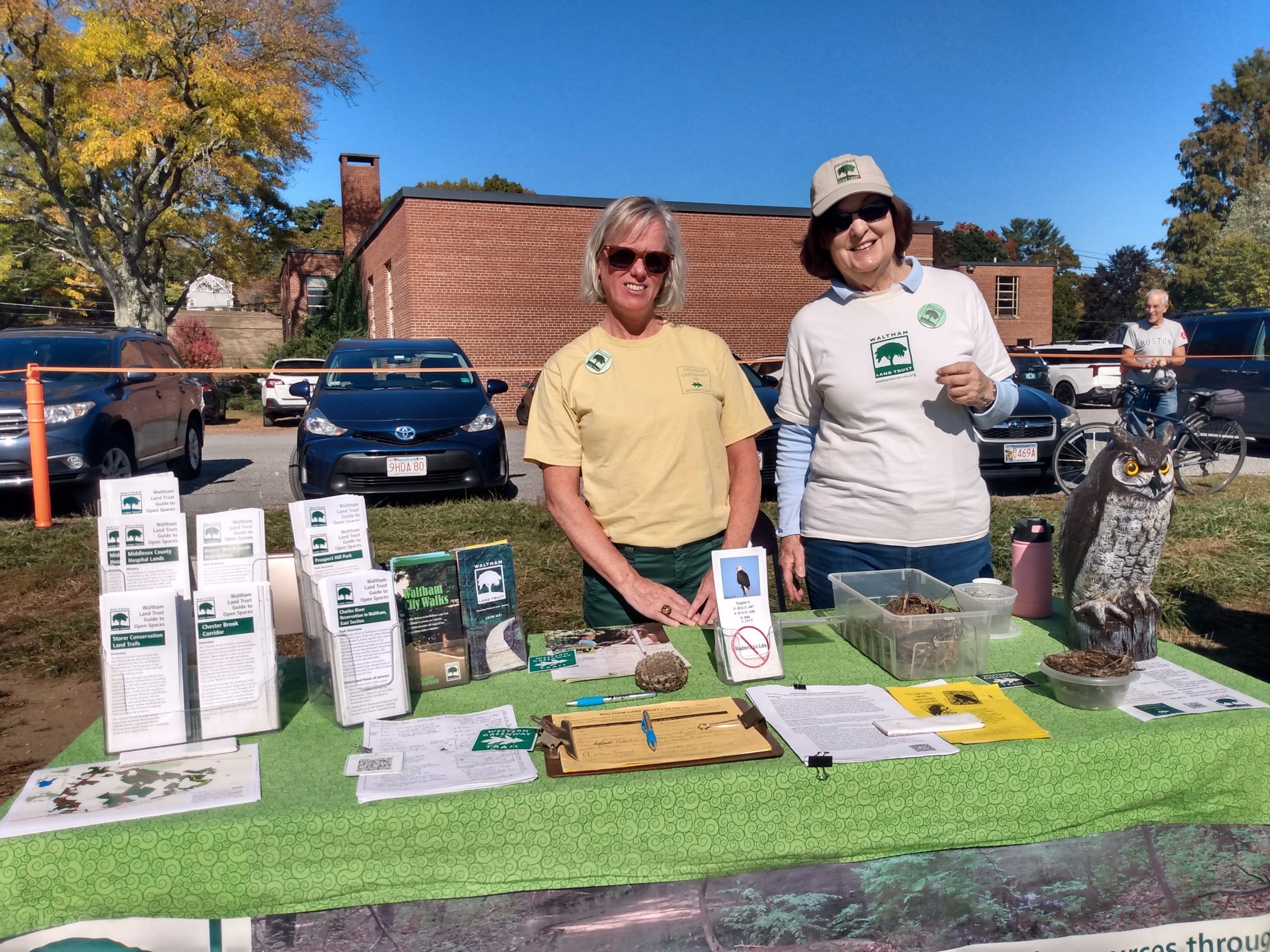 WLT Outreach Table at Farm Day 10/18/2025 - Waltham Land Trust